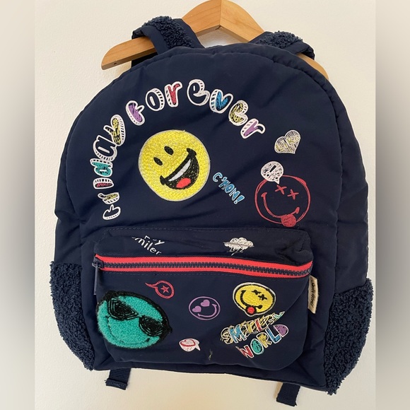 Zara | Accessories | Zara Kids Smiley World Backpack Unisex | Poshmark